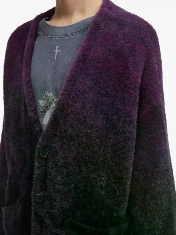 FIVE CM Ombré V-neck Cardigan