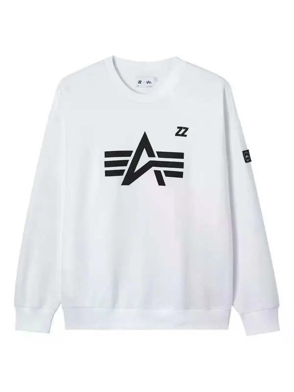 Izzue Logo-patch Crew-neck Sweatshirt