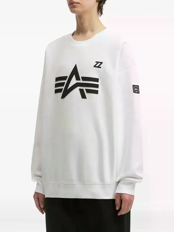 Izzue Logo-patch Crew-neck Sweatshirt