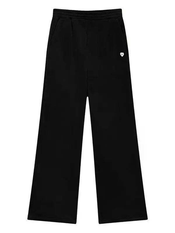 CHOCOOLATE Heart-emblem Ribbed Trousers