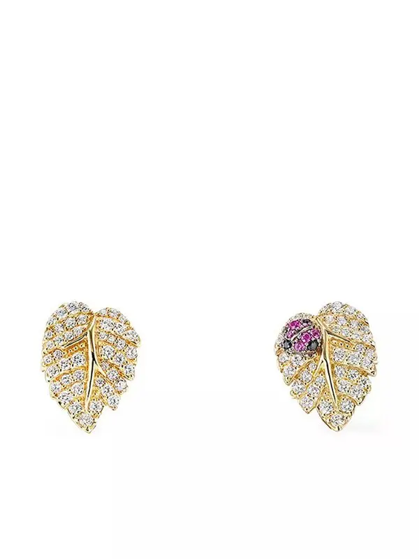 ANABELA CHAN 18k Yellow Ruby Strawberry Earrings