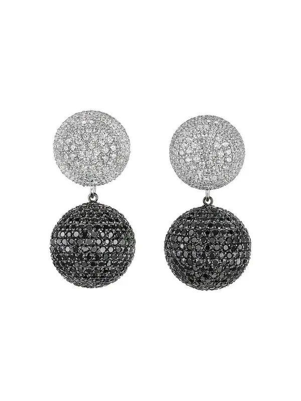 ANABELA CHAN Bauble Diamond Earrings - Silver