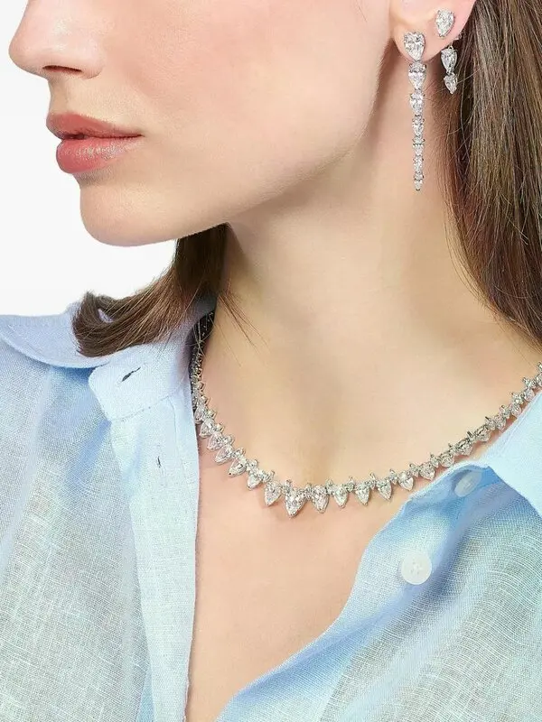 ANABELA CHAN Diamond Pear Drop Earrings