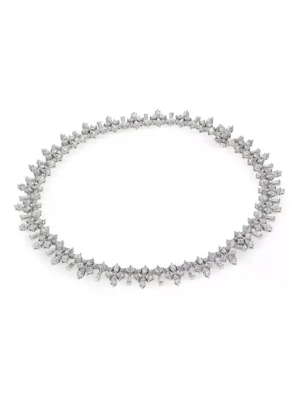ANABELA CHAN 18kt Gold Diamond Fleur-de-lys Necklace
