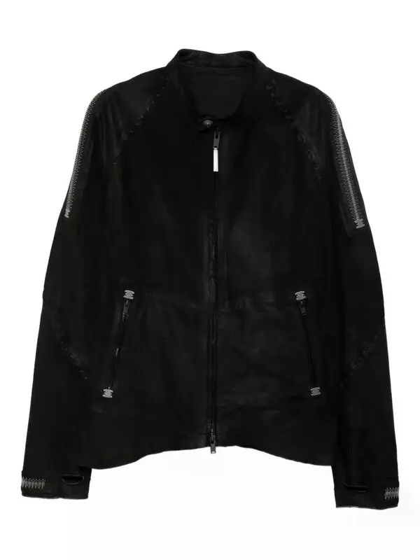 ISAAC SELLAM EXPERIENCE Zipped Leather Jacket
