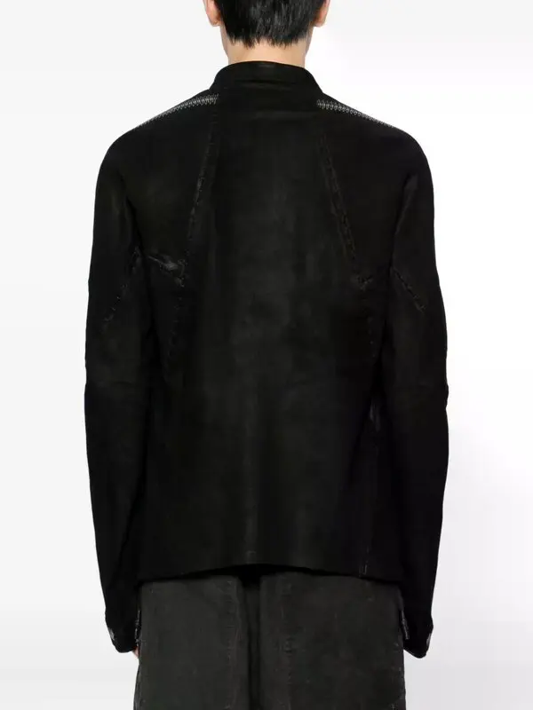ISAAC SELLAM EXPERIENCE Zipped Leather Jacket