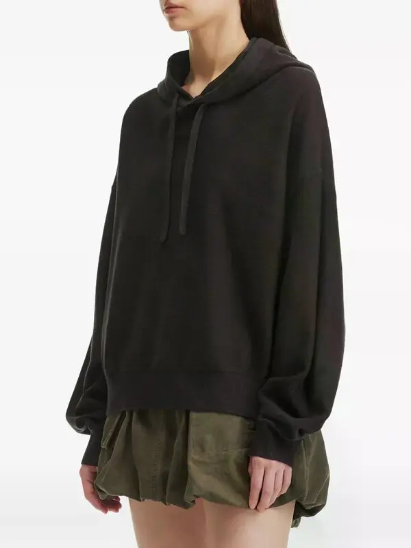 Izzue Drawstring Hoodie - Black