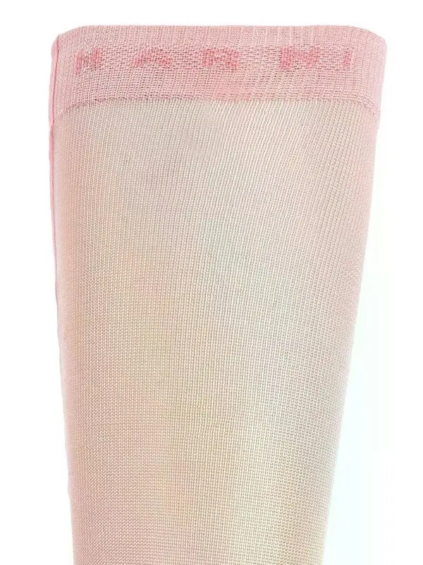 Marni Logo-detail Sheer Knee High Socks