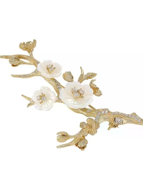 ANABELA CHAN Sakura Blossom Diamond Brooch