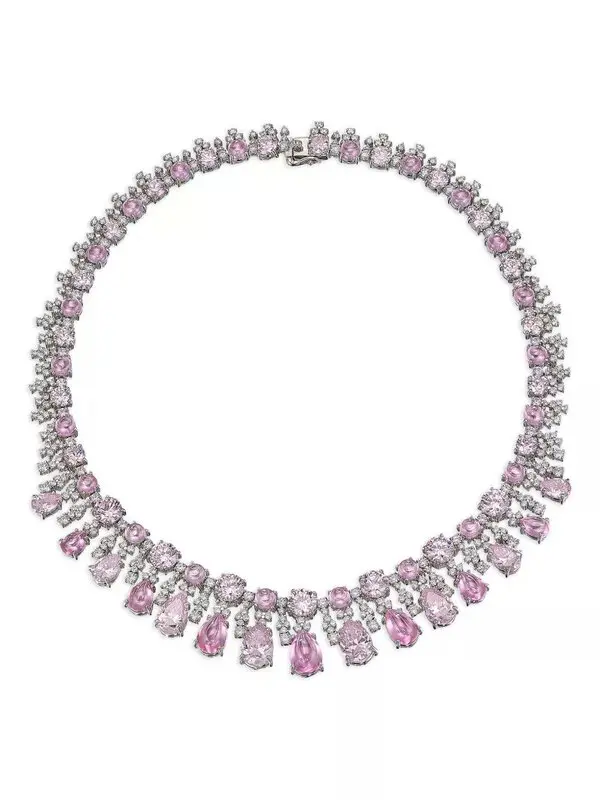 ANABELA CHAN Blush Tutti Frutti Sapphire Necklace - Pink