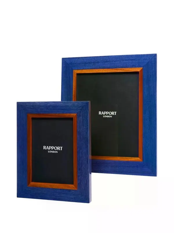 RAPPORT LONDON Small Heritage Chroma Photo Frame - Blue