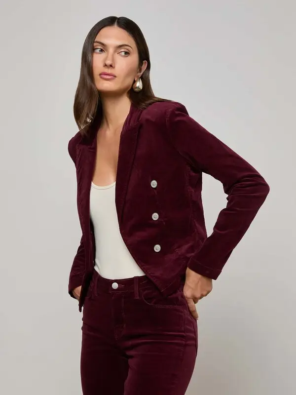 L'Agence Wayne Velvet Blazer