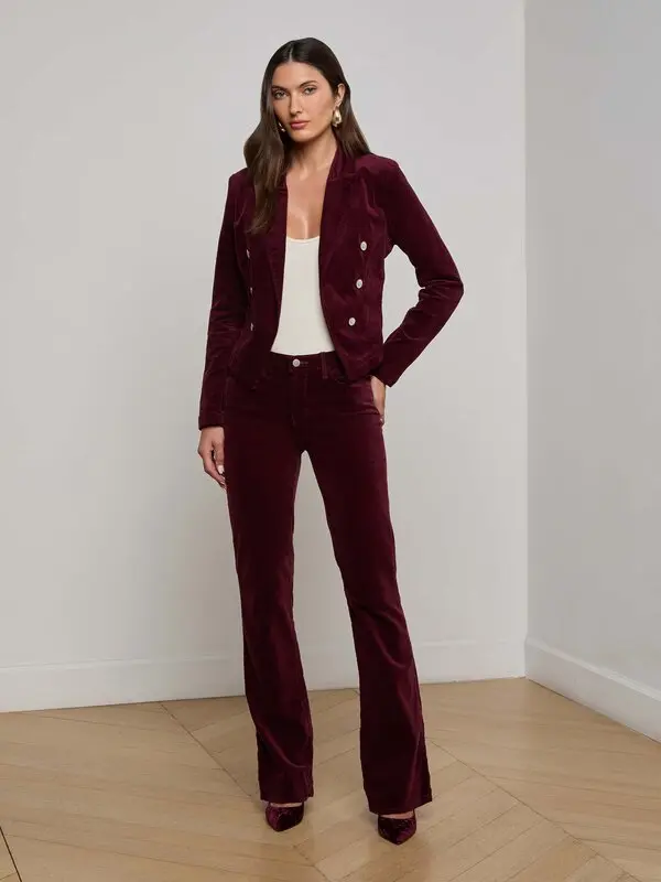 L'Agence Wayne Velvet Blazer