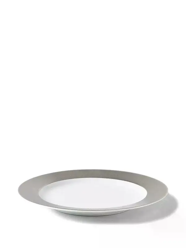 Ralph Lauren Hewitt Textured-border Salad Plate - Grey