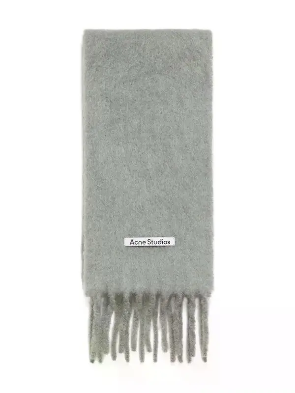 Acne Studios Fringed Scarf - Grey