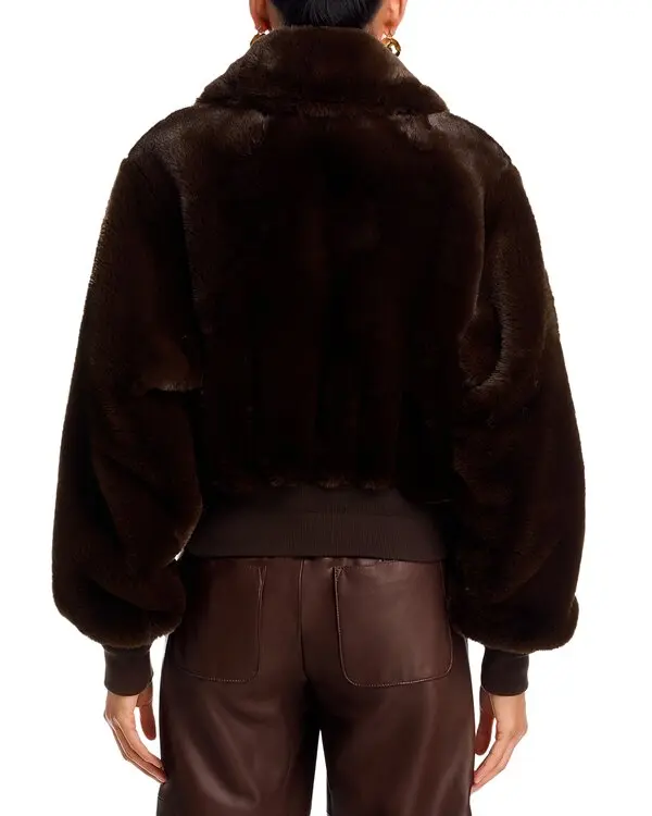 Ronny Kobo Clemence Faux Fur Jacket