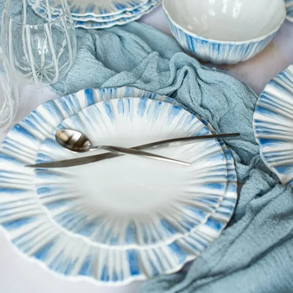 VIETRI Bari Blue And Salad Plate