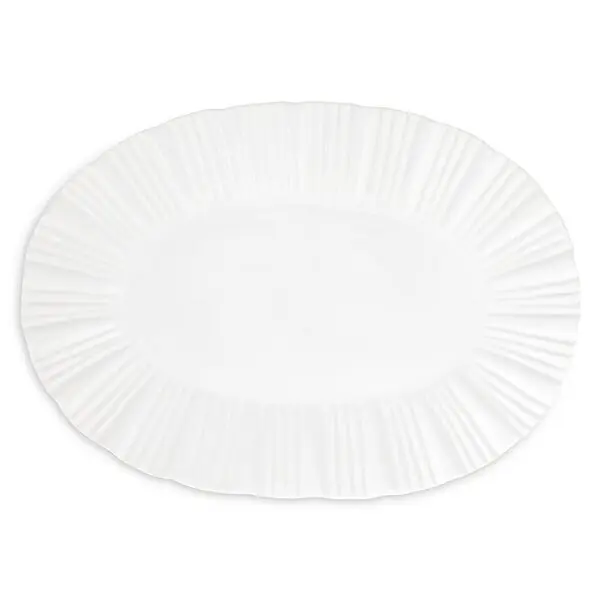 VIETRI Bari Oval Platter - White