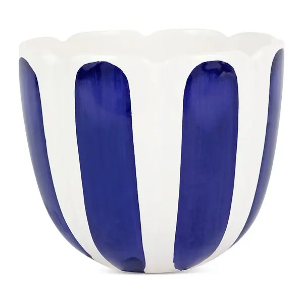 VIETRI Viva Garden Tulip Large Cachepot - Blue