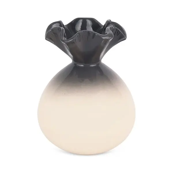 VIETRI Casa Gray Bud Vase - Grey
