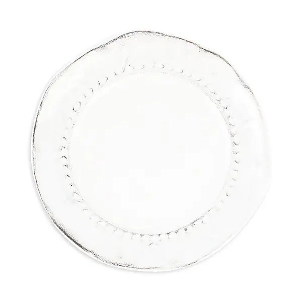 VIETRI Giorno Ash Canape Plate - White