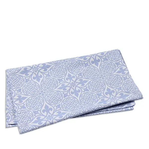 VIETRI Damask Table Runner, 108 X 21.5 - Blue