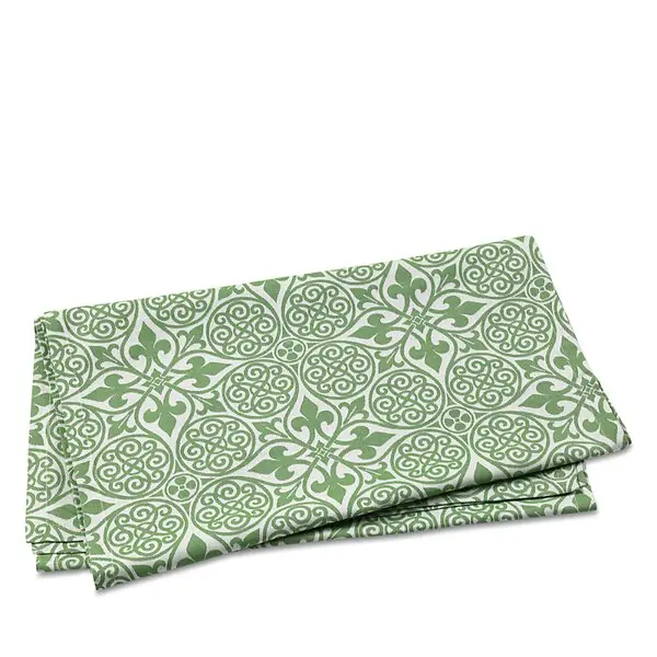 VIETRI Damask Table Runner, 108 X 21.5 - Green