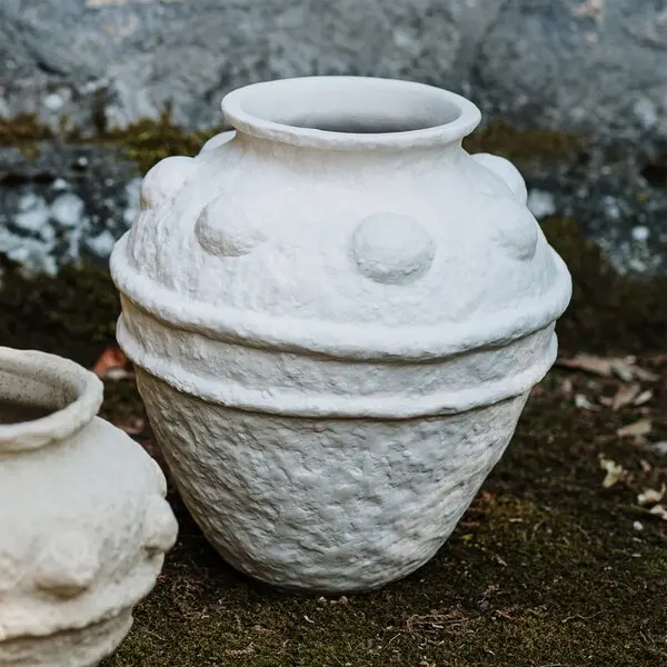 VIETRI Casa Ivory Tall Planter