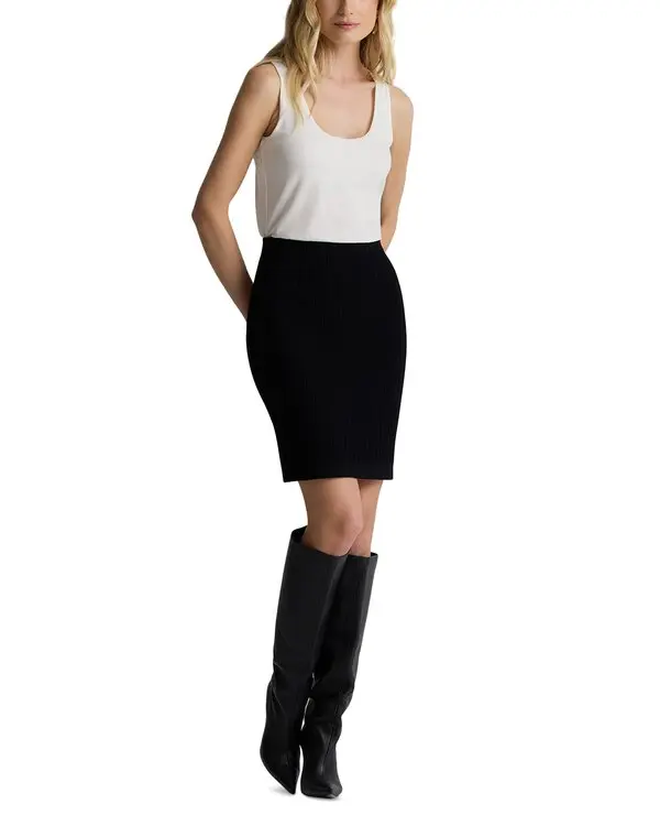 St. John Rib Knit Skirt