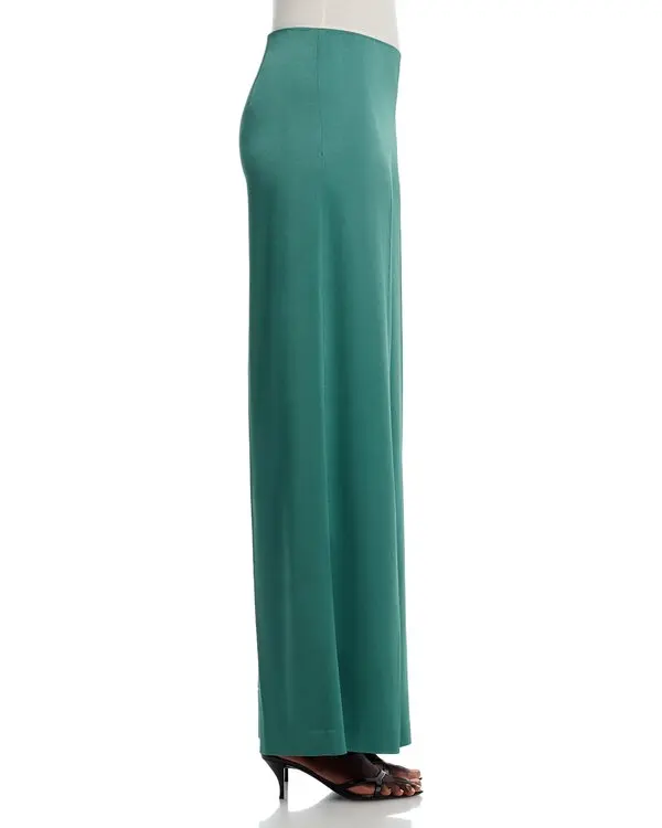UNGARO Kai Satin Pants - Pine