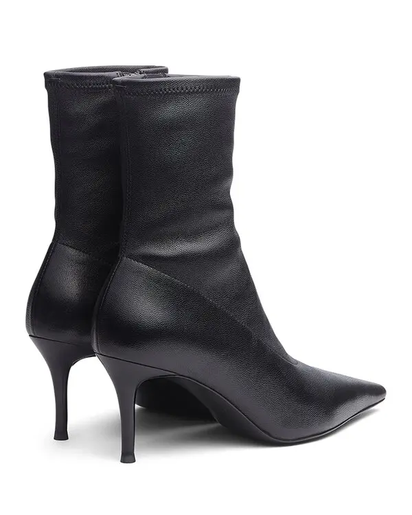 Rag & Bone Mercer Leather Sock Boots - Black