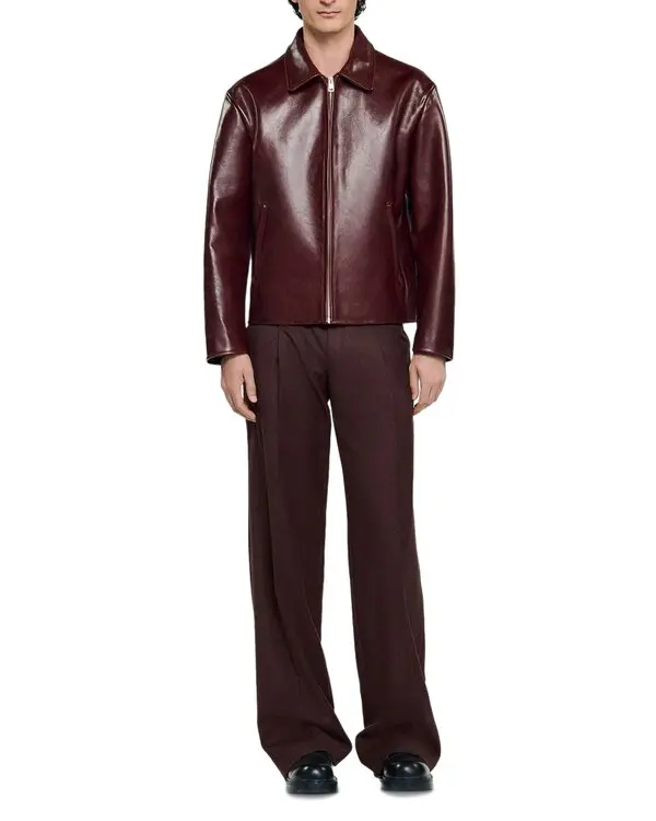Sandro Leather Jacket