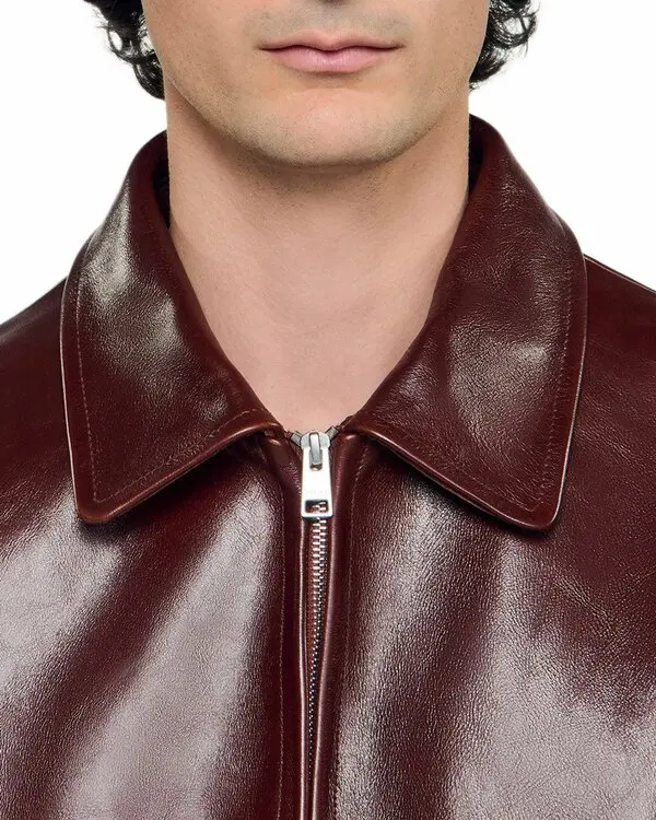 Sandro Leather Jacket