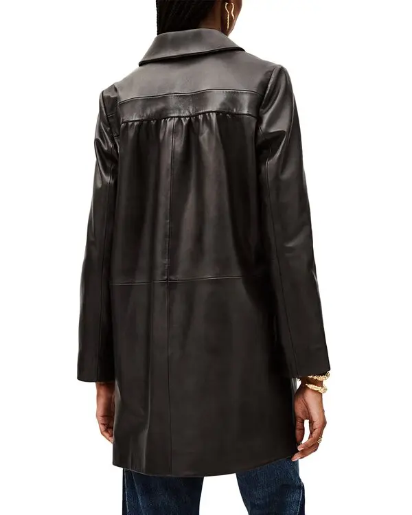 Ba&sh Madie Leather Coat