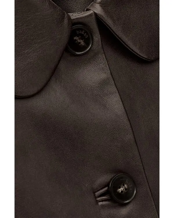 Ba&sh Madie Leather Coat
