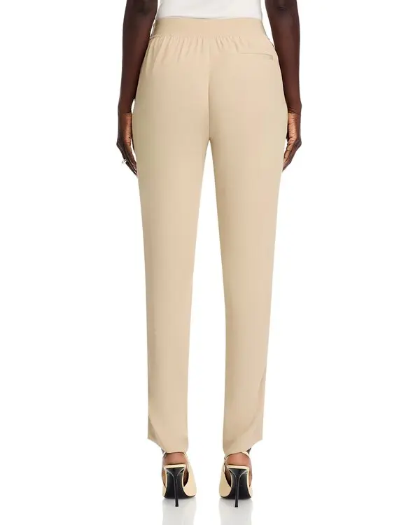 BOSS Tapria Slim Leg Pants - Light Beige