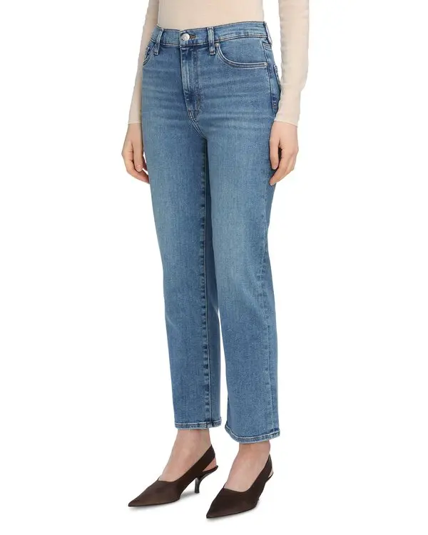 FRAME Le Sleek Straight High-rise Jeans