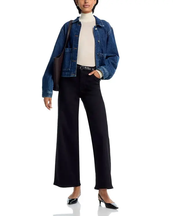 FRAME Le Slim Palazzo High-rise Jeans