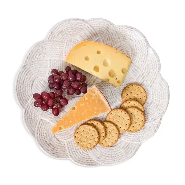 JULISKA Le Panier Mystic Knot Charger/platter - Whitewash