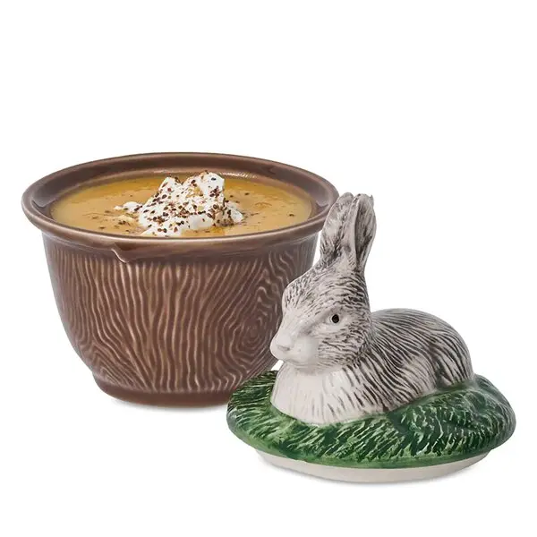JULISKA Forest Walk Rabbit Bowl With Lid