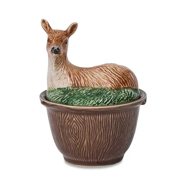 JULISKA Forest Walk Deer Bowl With Lid - Multi