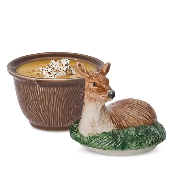 JULISKA Forest Walk Deer Bowl With Lid