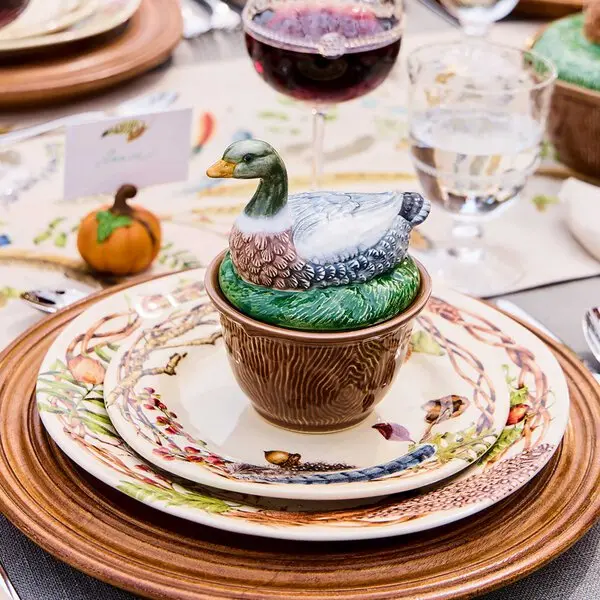 JULISKA Forest Walk Duck Bowl With Lid