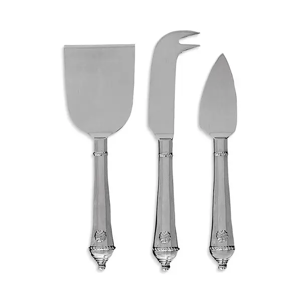 JULISKA Berry & Thread Cheese Knife Assorted, Set Of 3 - Silver