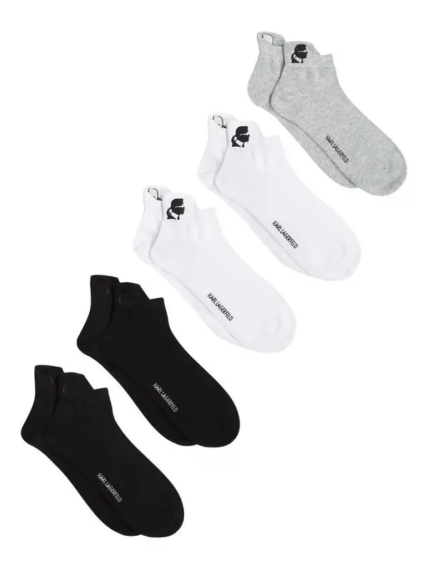 Karl Lagerfeld Ankle Socks - Black