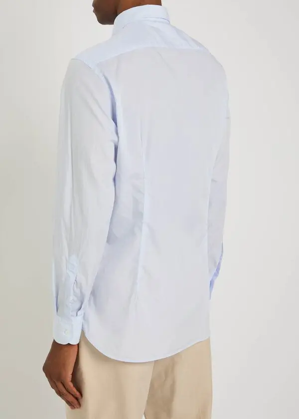 LARDINI Cotton Shirt - Light Blue
