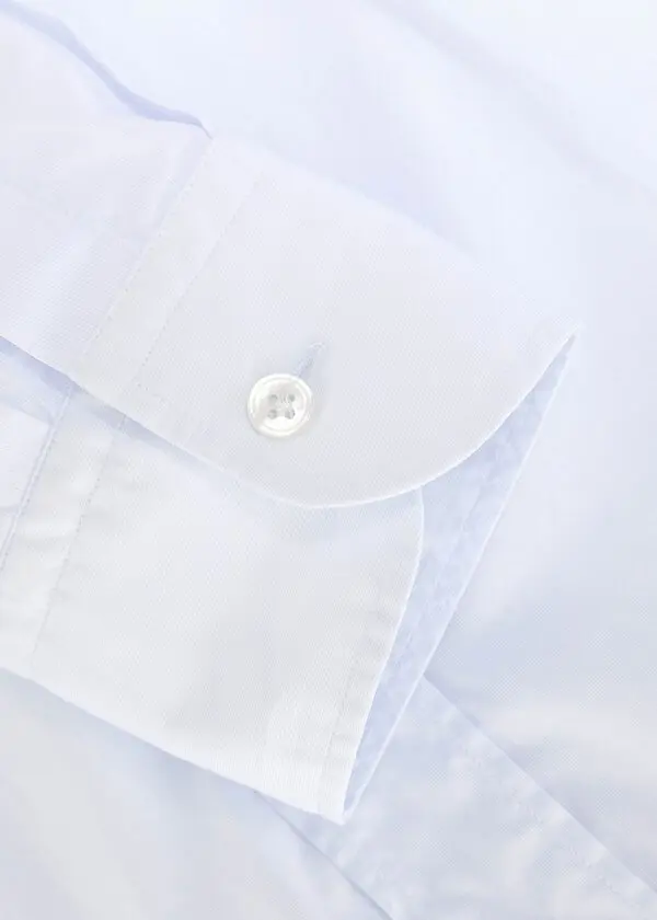 LARDINI Cotton Shirt - Light Blue