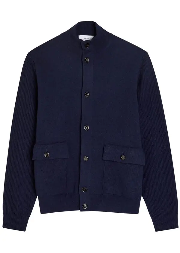 LARDINI Wool-blend Cardigan