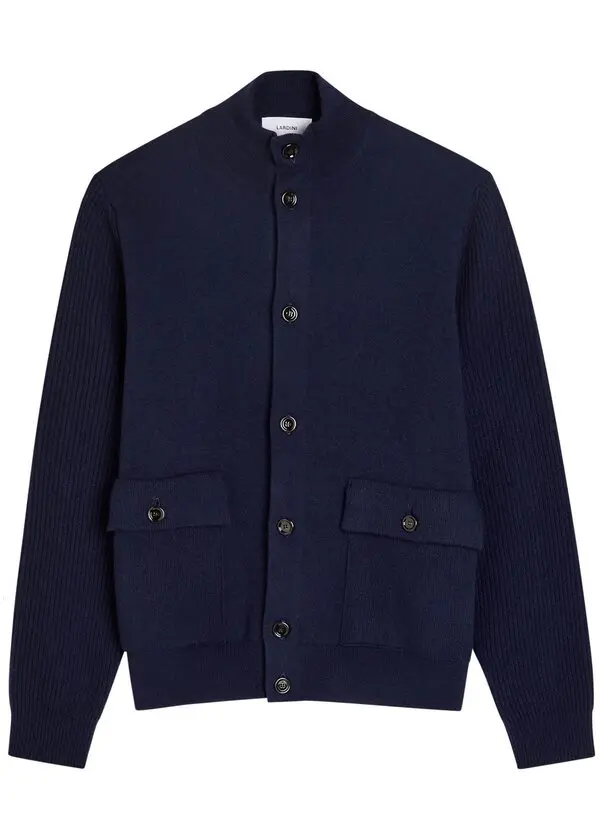 LARDINI Wool-blend Cardigan