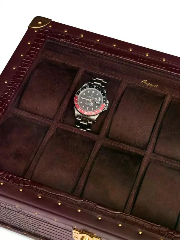 RAPPORT LONDON Brompton Optic Eight Watch Box - Brown